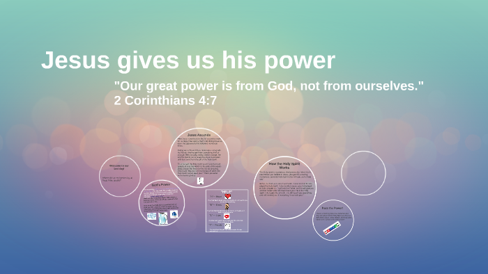 Jesus gives us his power by Maureen Kuiper
