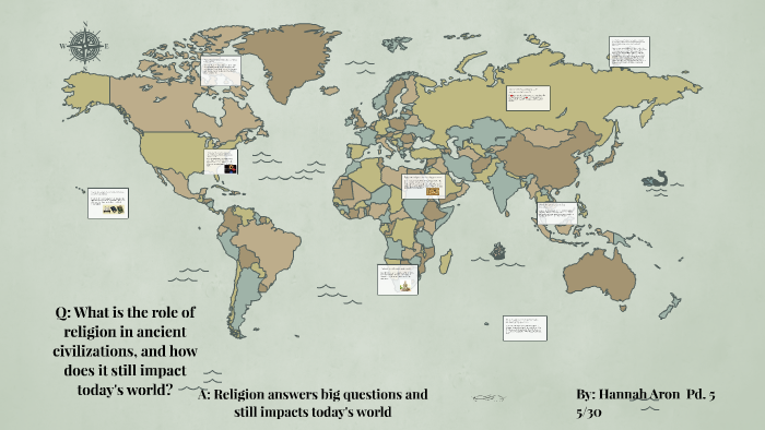 What is the role of religion in ancient civilizations, and h by Hannah ...