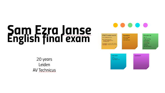 Sam Ezra Janse by Sam Janse on Prezi