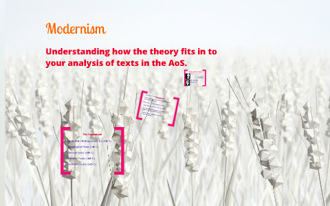 Modernist Poetry as Part of a Continuum by Jake Anstey on Prezi