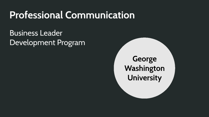 Professional Communication by Evan Frejo on Prezi
