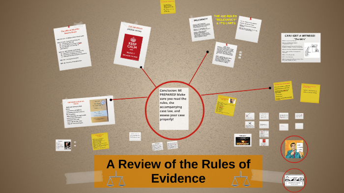 Commonly Used Evidence Rules by Joe Napurano on Prezi