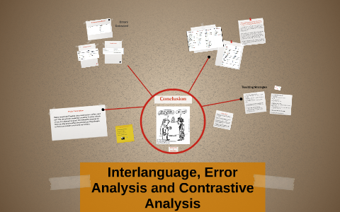 Interlanguage, Error Analysis and Contrastive Analysis by Diego Gomez ...