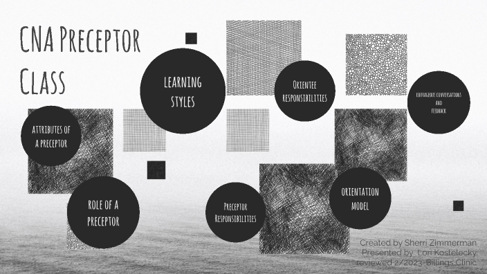 CNA Preceptor Class- Reviewed 2023 by Lori Kostelecky on Prezi