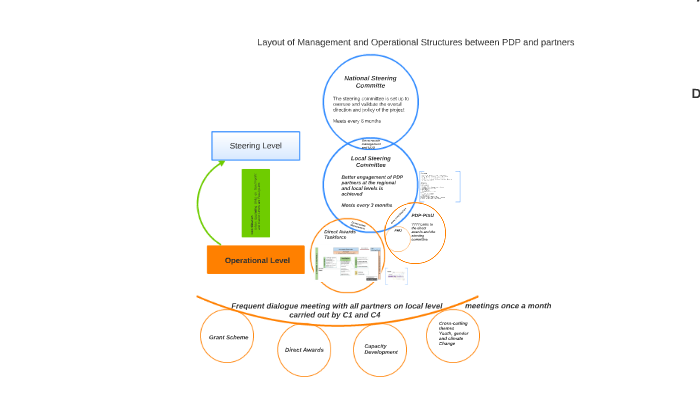 Layout of PDP Management and Operational Structures by Basma Gaber on Prezi