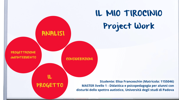 Presentazione Project Work by Eli Franci on Prezi