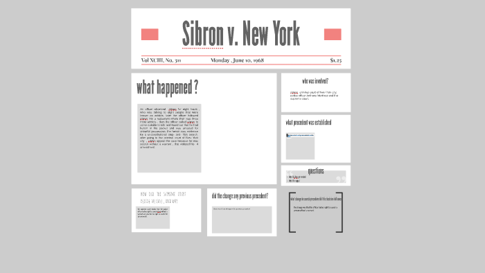 sibron v. New York by Fedra Santillan on Prezi
