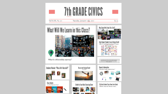 7th GRADE CIVICS by James Marshall on Prezi