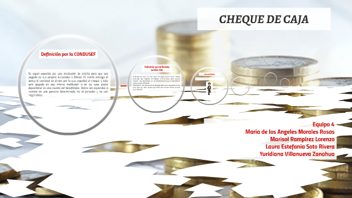 CHEQUE DE CAJA by Marisol Ramírez