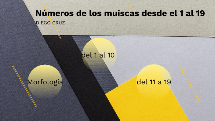 Números de Muiscas desde el 1 al 19 by Diego Alejandro Cruz Mendez on Prezi