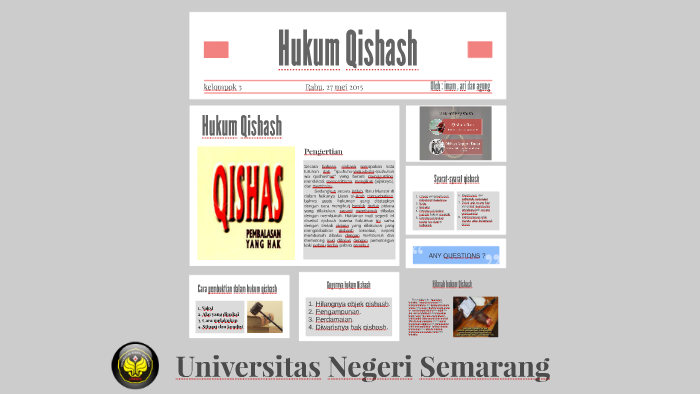 Hukum Qishash by imam fahrurrozi on Prezi