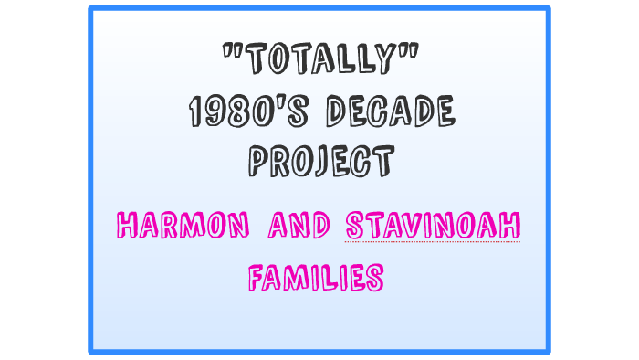 1980s Decade Project by Chandler Harmon on Prezi