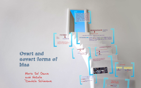 Overt and covert forms of bias by Natalia Schiavone on Prezi