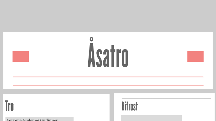 Åsatro by Guro Talgøy on Prezi