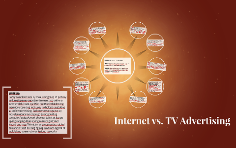 Internet vs. TV Advertising by Pauline Caryl Cueva on Prezi
