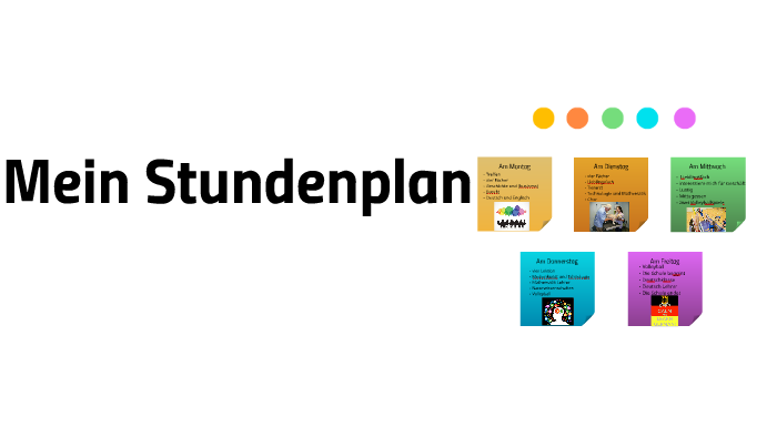 Mein Stundenplan by Jenny Ho on Prezi