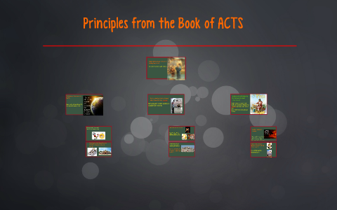 Principles from the Book of ACTS by Douglas Hilliard on Prezi