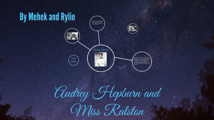 Audrey Hepburn and Miss Ralston by Mehek Budshah on Prezi
