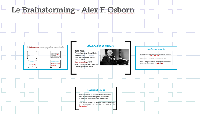 Brainstorming - Alex F. Osborn by on Prezi