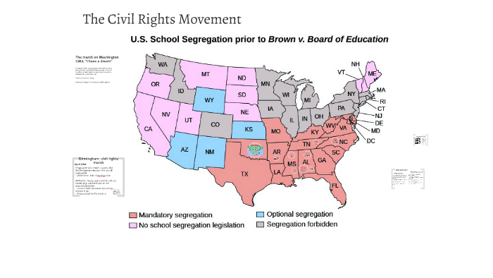 Civil rights movement events by on Prezi