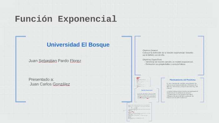 Modelo Exponencial by on Prezi