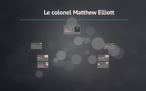 Le colonel Matthew Elliott by Fatima maiga on Prezi
