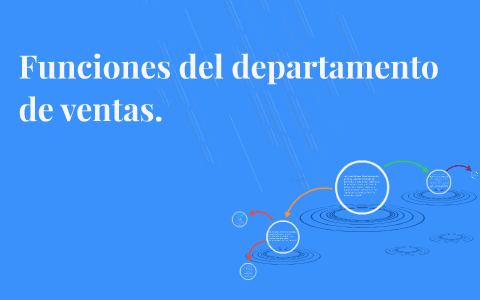 Funciones del departamento de ventas. by Yohudy Vachel on Prezi