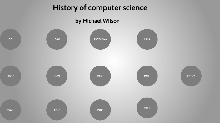History of computer science by Michael Wilson on Prezi