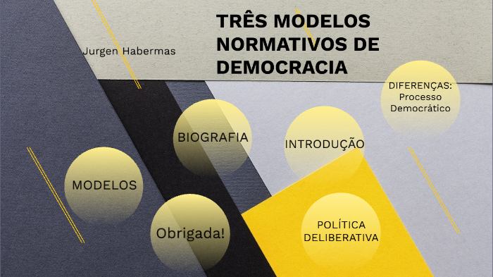 TRÊS MODELOS NORMATIVOS DE DEMOCRACIA by Tarcyana Bezerra Sa on Prezi
