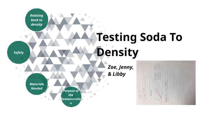Soda Density Experiment by Zoe Greig on Prezi