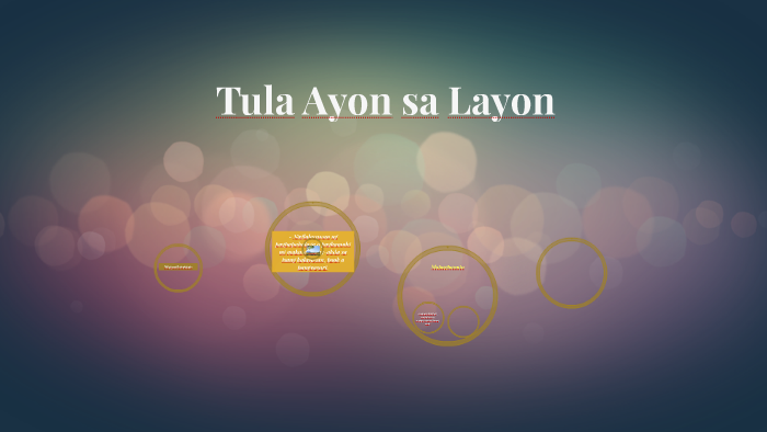 Tula Ayon sa Layon by virgie yano on Prezi