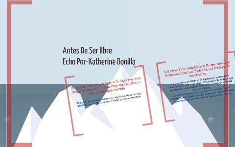 Antes De Ser Libre by Katherine Bonilla on Prezi