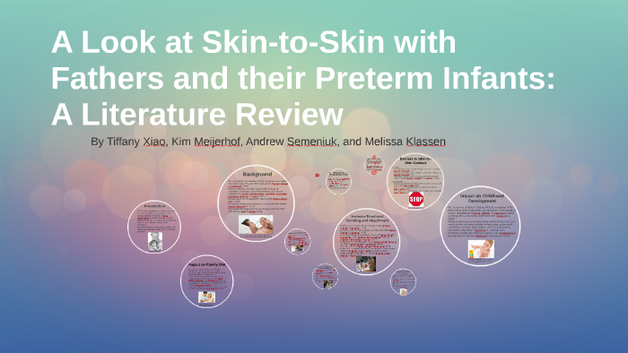 A Look at Skin-to-Skin with Fathers and their Preterm Infant by Kim ...