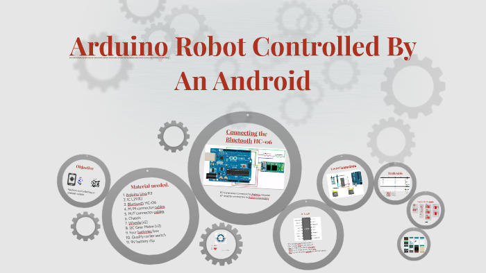 Arduino Robot Controlled By An Android by bernard akl