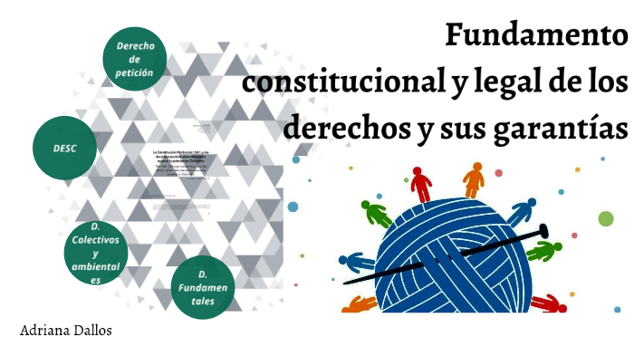 Fundamento constitucional y legal de los derechos y sus garantías by ...