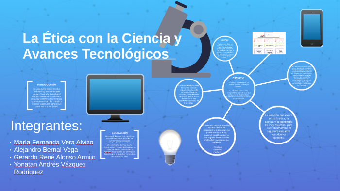 La Ética con la Ciencia y Avances Tecnológicos by María Fernanda Vera ...