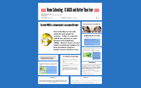 Home Schooling: IS BACK and better than ever by Adrienne Williams ...