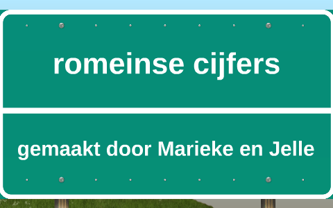 romeinse cijfers by marieke faber on Prezi