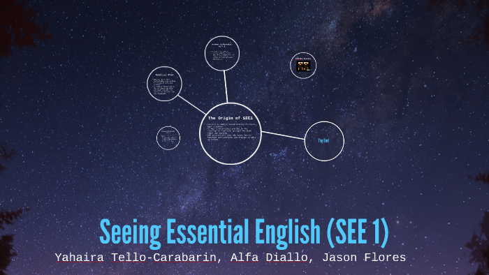 Seeing Essential English (SEE 1) by Alfa Diallo on Prezi