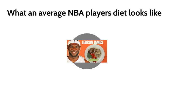 What an average NBA players diet looks like by Seth Maharry on Prezi