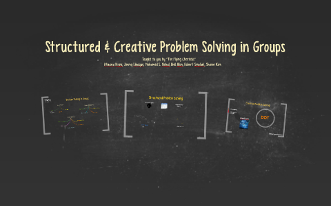 Structured & Creative Problem Solving in Groups by Rob Smoliak on Prezi