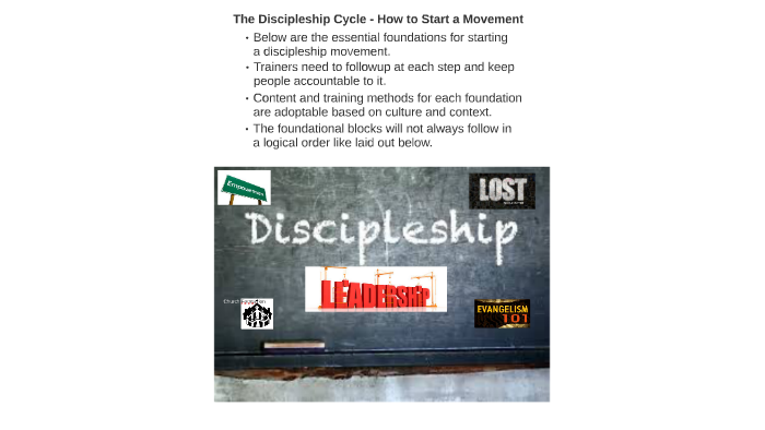 The Discipleship Cycle by Big Life on Prezi
