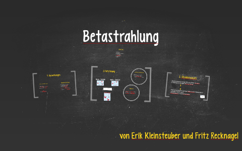 Betastrahlung by Fritz Recknagel on Prezi
