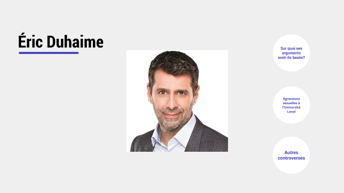 Éric Duhaime by Élise Bourbeau on Prezi