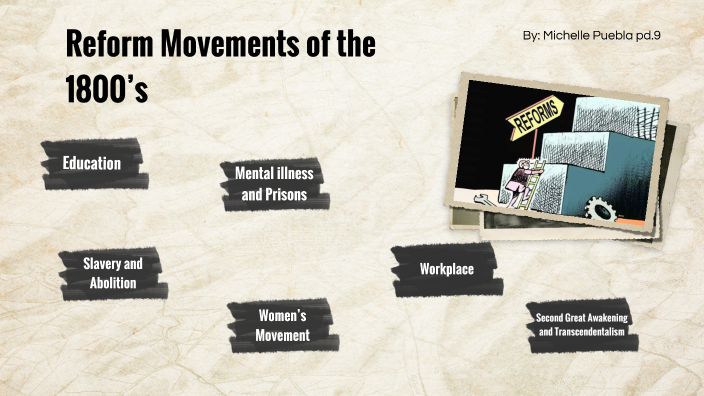 Reform Movement of the 1800s Project by Michelle Puebla on Prezi