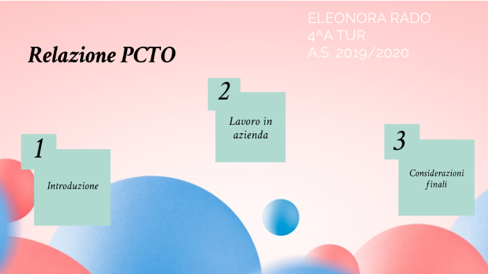 RELAZIONE PCTO by Eleonora Rado on Prezi