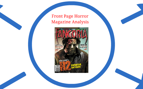 Horror magazine front cover analysis by Emma Power on Prezi