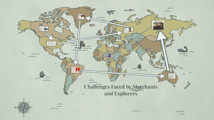 Merchants and explorers from the 13th to 17th century faced by luke ...