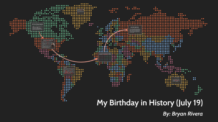 My Birthday in History (July 19) by Bryan Rivera on Prezi