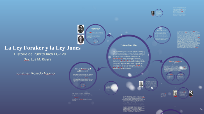 La Ley Foraker y la Ley Jones by Jonathan Rosado on Prezi